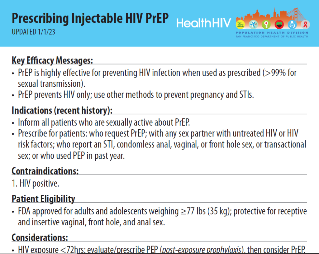 PrEP Program Toolkit - getSFcba